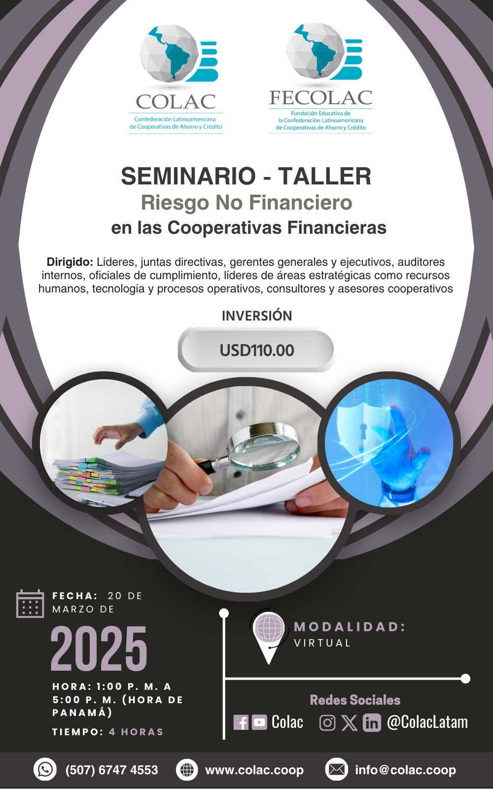 Seminario - Taller - Riesgo No Financiero en las Cooperativas ...